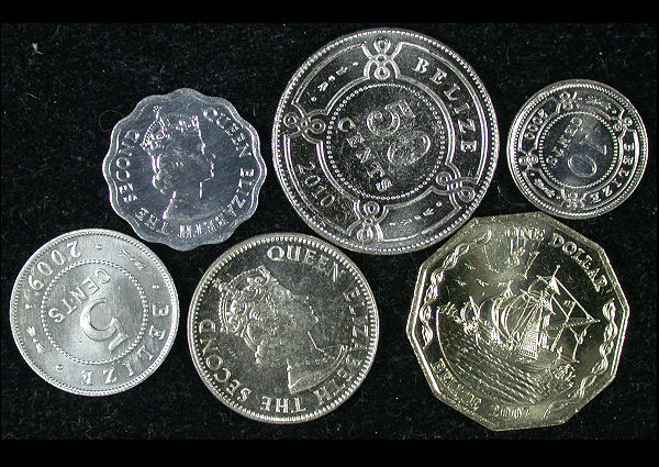 Belize Set of 6 Coins- Alliance Coin & Banknote Ontario